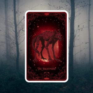The Nightmare Card Sticker | One Dark Window Series | Providence Cards ...