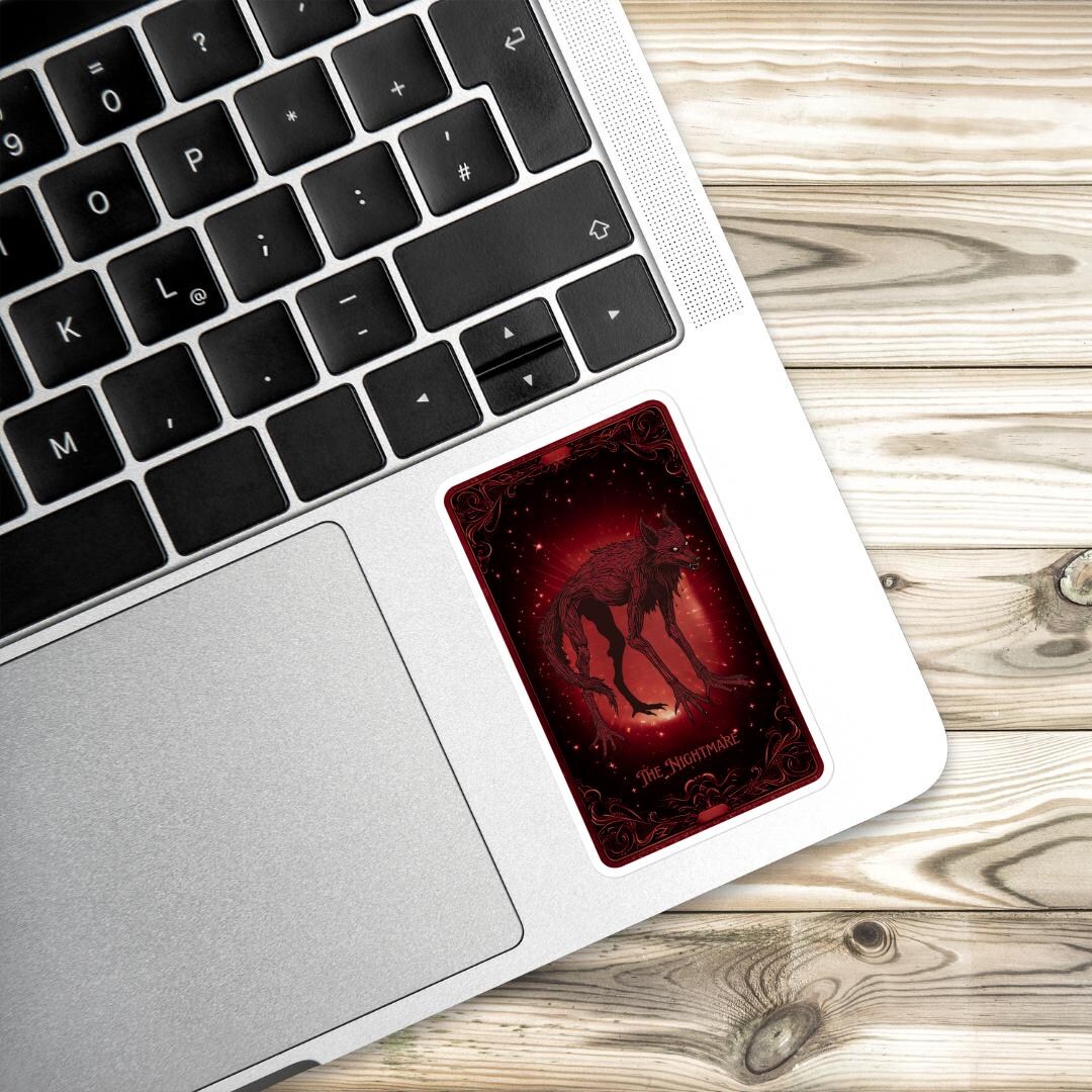 The Nightmare Card Sticker | One Dark Window Series | Providence Cards ...