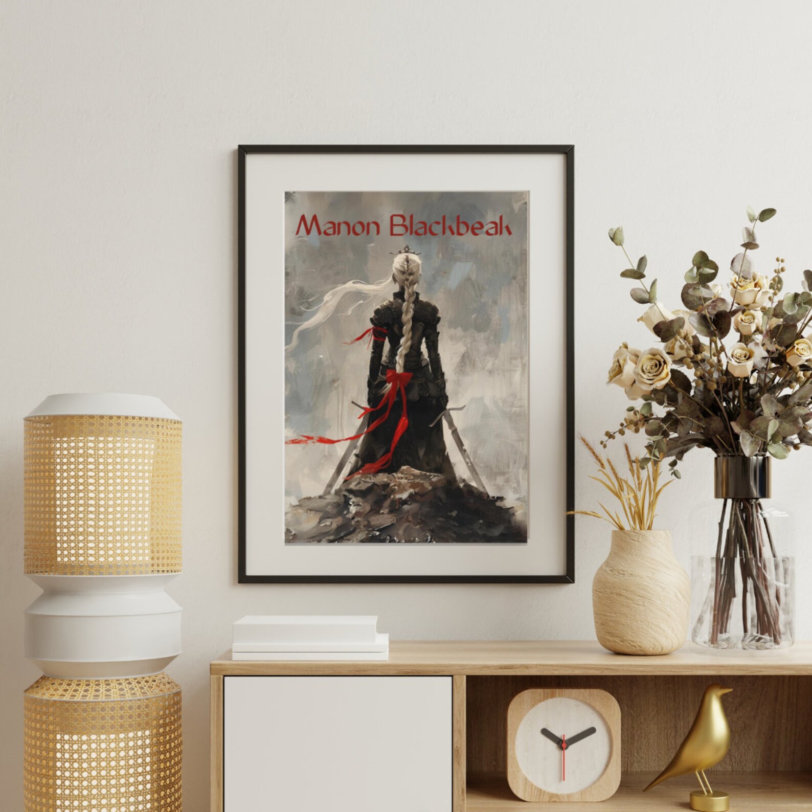 Manon Blackbeak - Throne of Glass Silhouette Digital Download - Sarah J ...