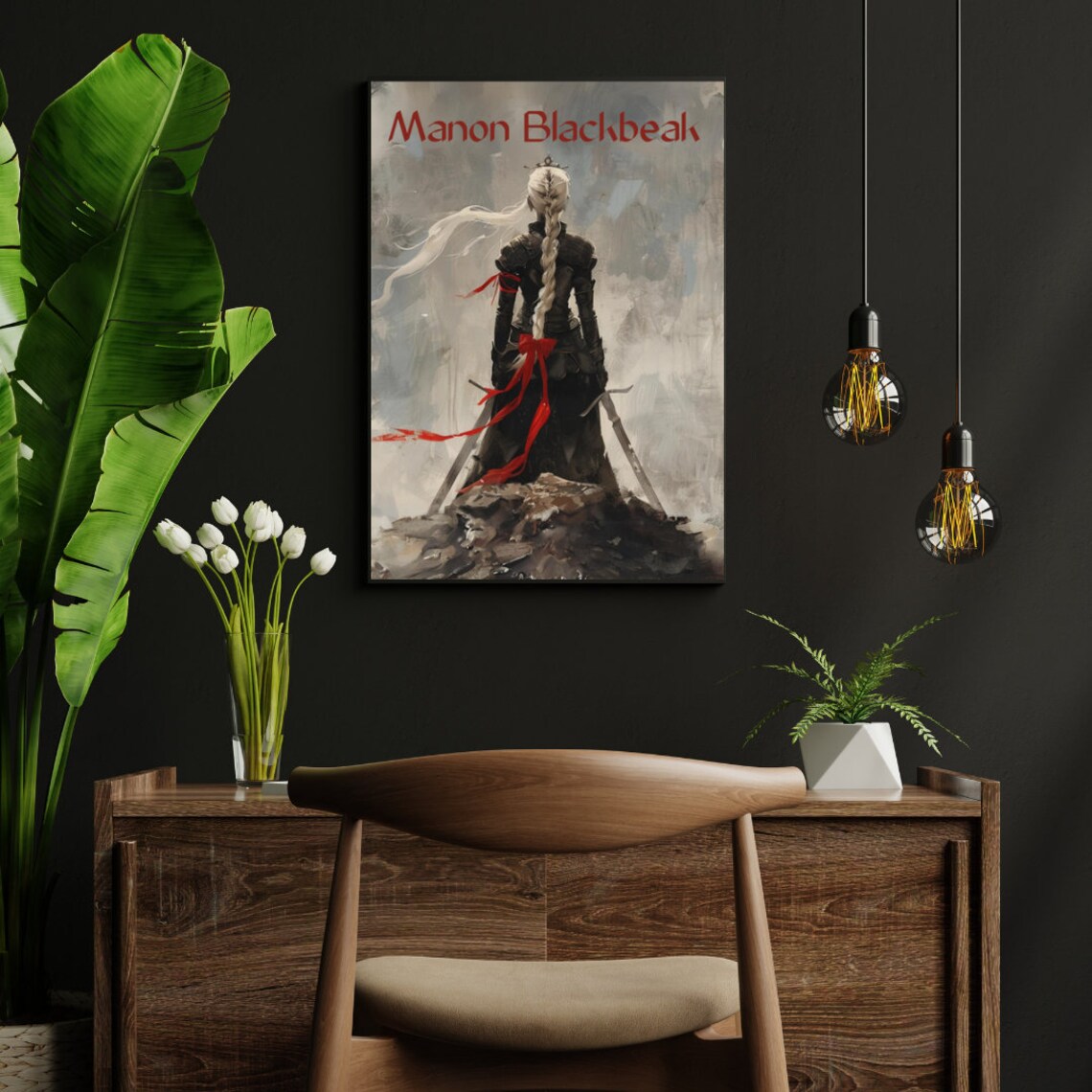 Manon Blackbeak - Throne of Glass Silhouette Digital Download - Sarah J ...