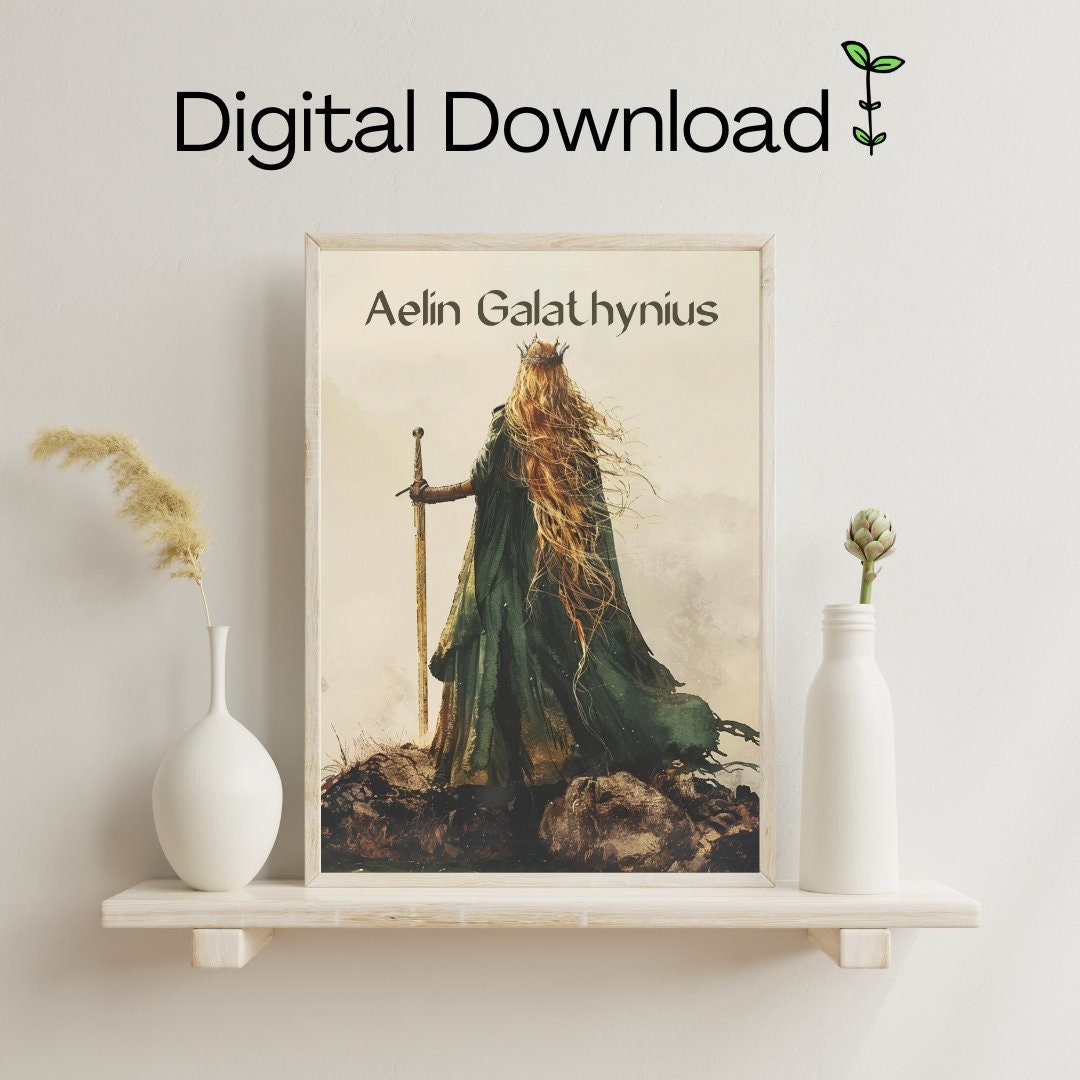 Aelin Galathynius - Throne of Glass Silhouette Digital Download- Sarah ...