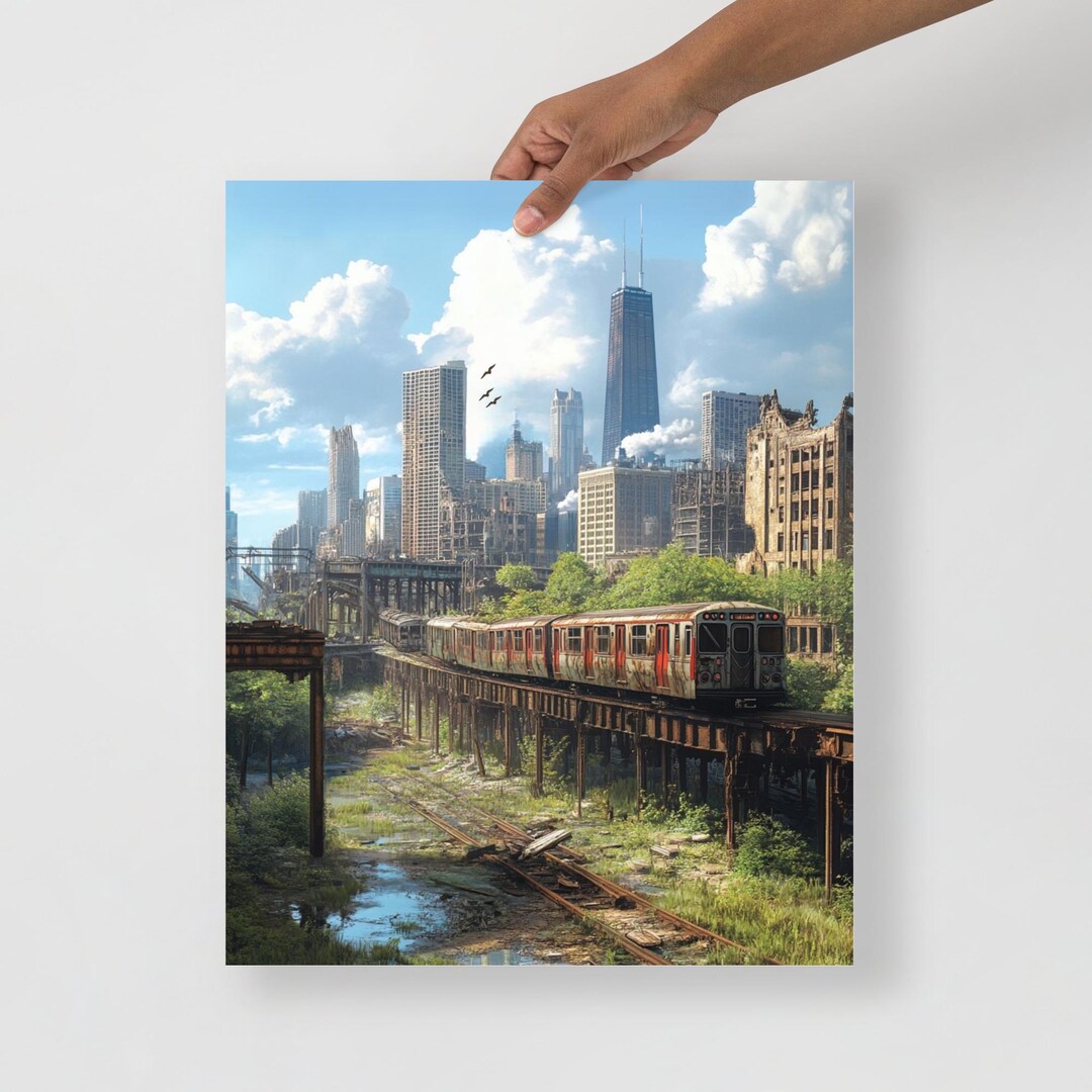 Greetings From Chicago (no Text) - Divergent Dystopian Fantasy Art ...