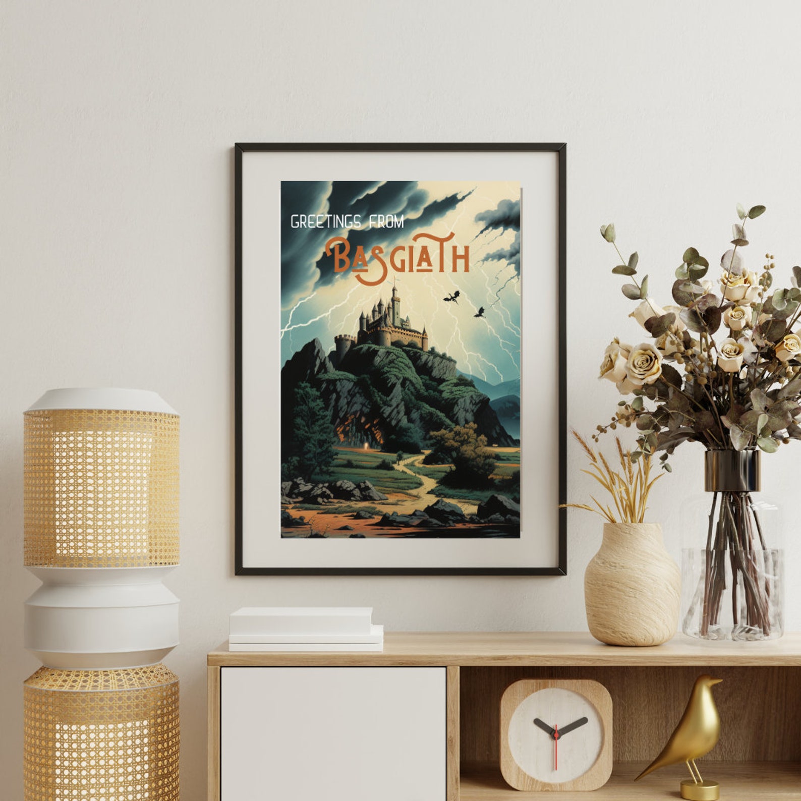 Greetings From Basgiath Digital Download Print Fourth Wing - Etsy