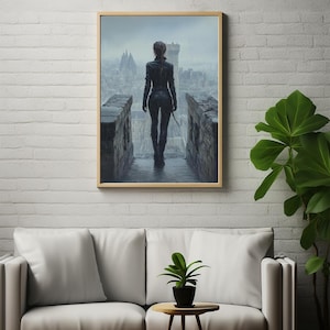 Violet on the Parapet Poster – Inspired by Fourth Wing, Empyrean Series ...