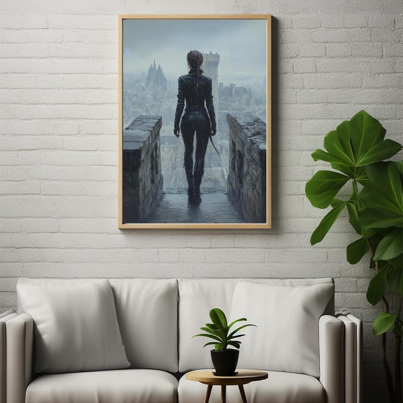 Violet on the Parapet Poster – Inspired by Fourth Wing, Empyrean Series ...