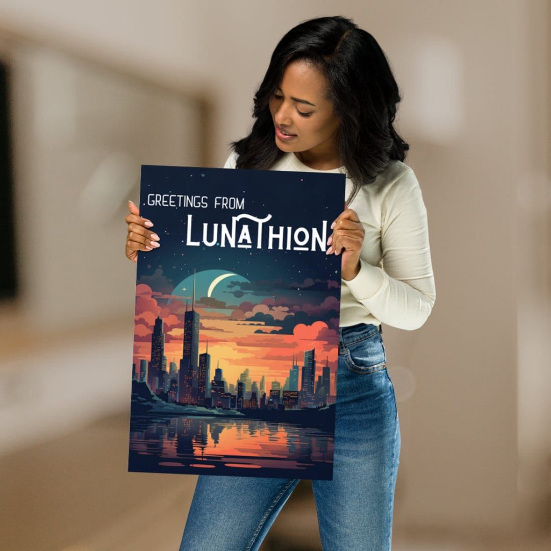 Greetings From Lunathion Poster Crescent City - Etsy