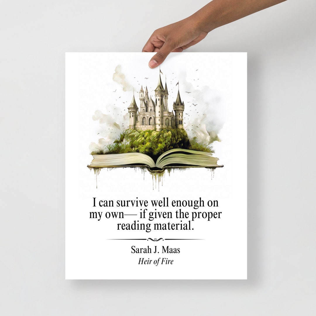 Proper Reading Material - Throne of Glass Art - Color - Sarah J Maas ...