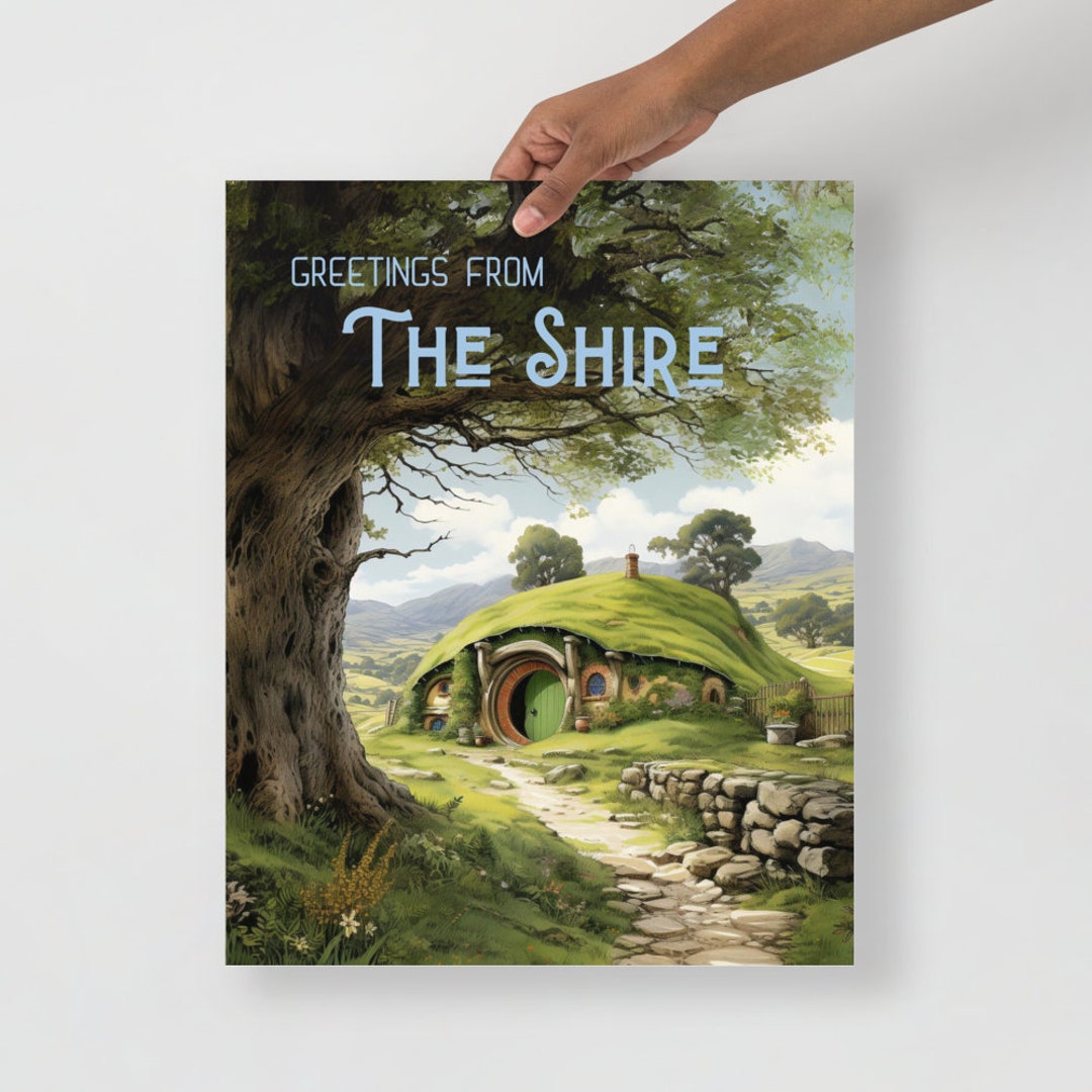 Greetings From the Shire - Lord of the Rings Art - the Hobbit - JRR ...