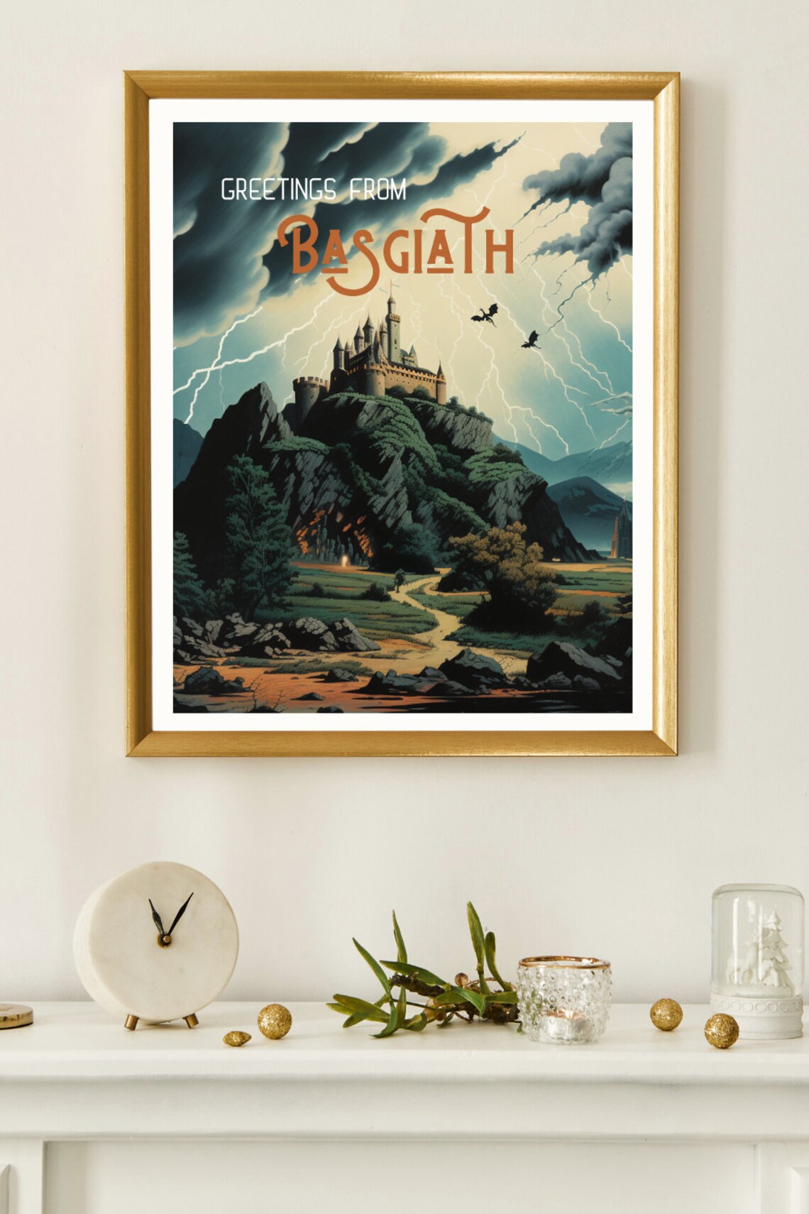 Greetings From Basgiath Digital Download Print Fourth Wing - Etsy