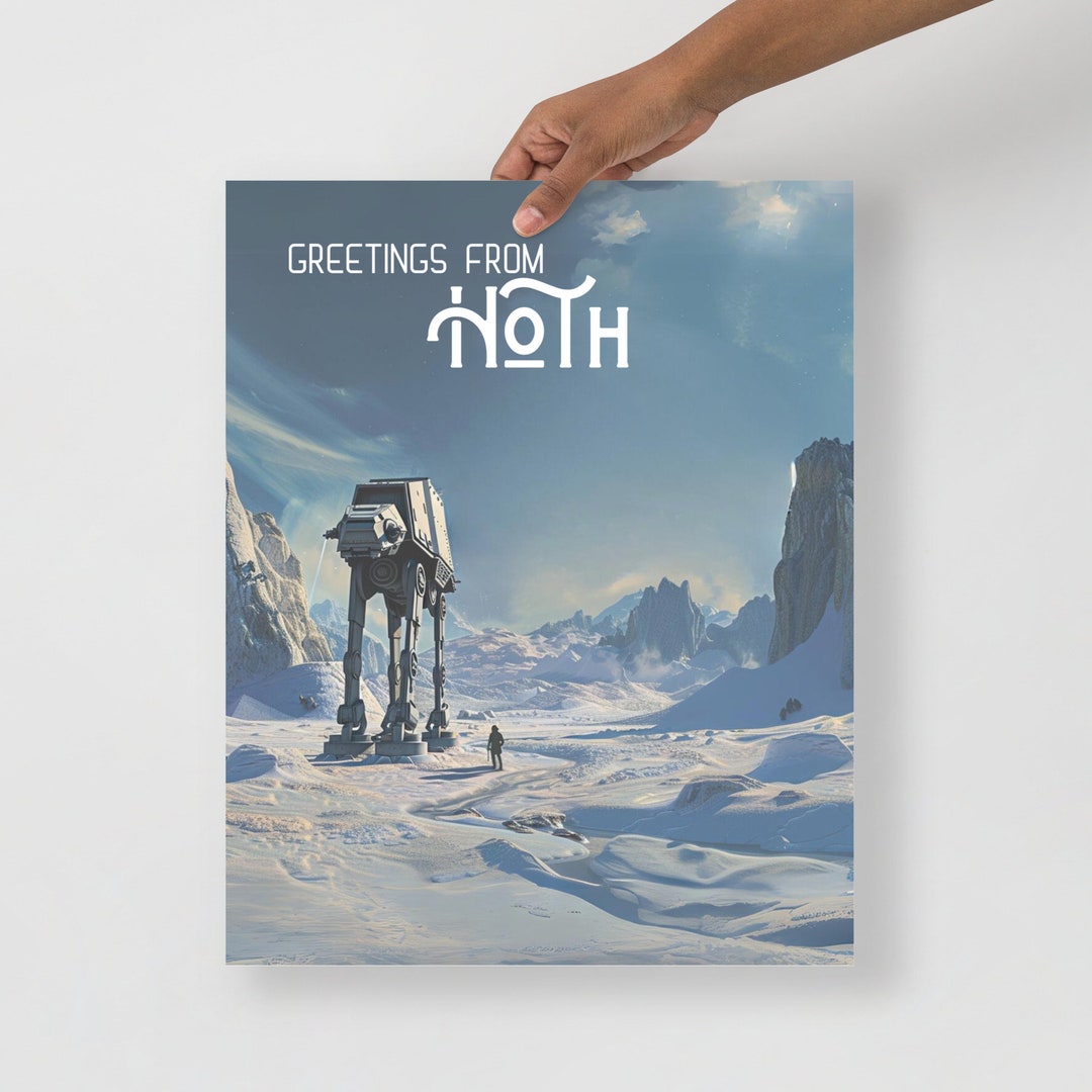Greetings From Hoth - Star Wars Fantasy Art - Luke Skywalker - Rebel ...