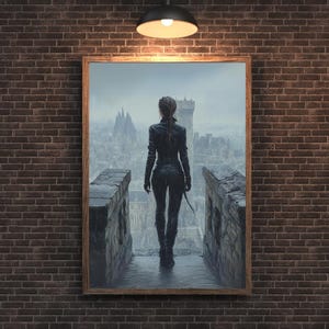 Violet on the Parapet Poster – Inspired by Fourth Wing, Empyrean Series ...