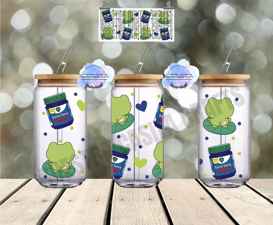 Sana Sana Glass Can Wrap PNG - Etsy