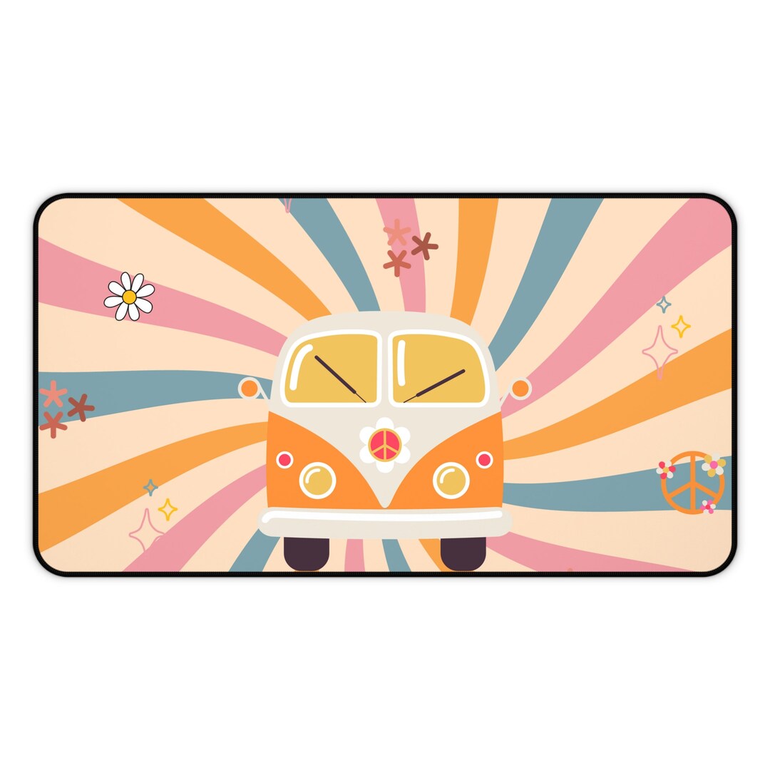 Groovy Desk Mat - Etsy