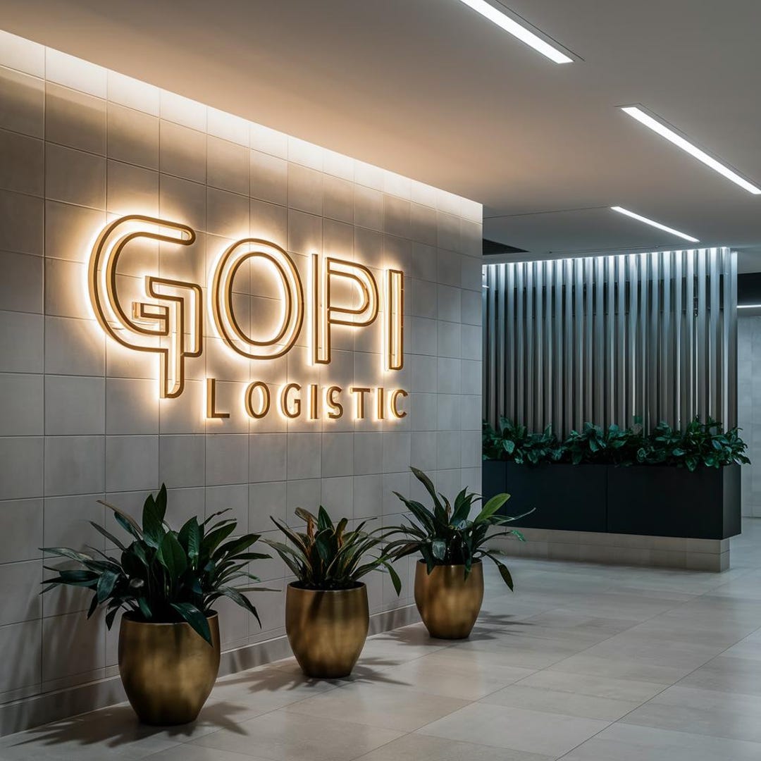 Led Backlit Signage, Custom Led Logo Sign, 3D Design Custom Logo Sign ...