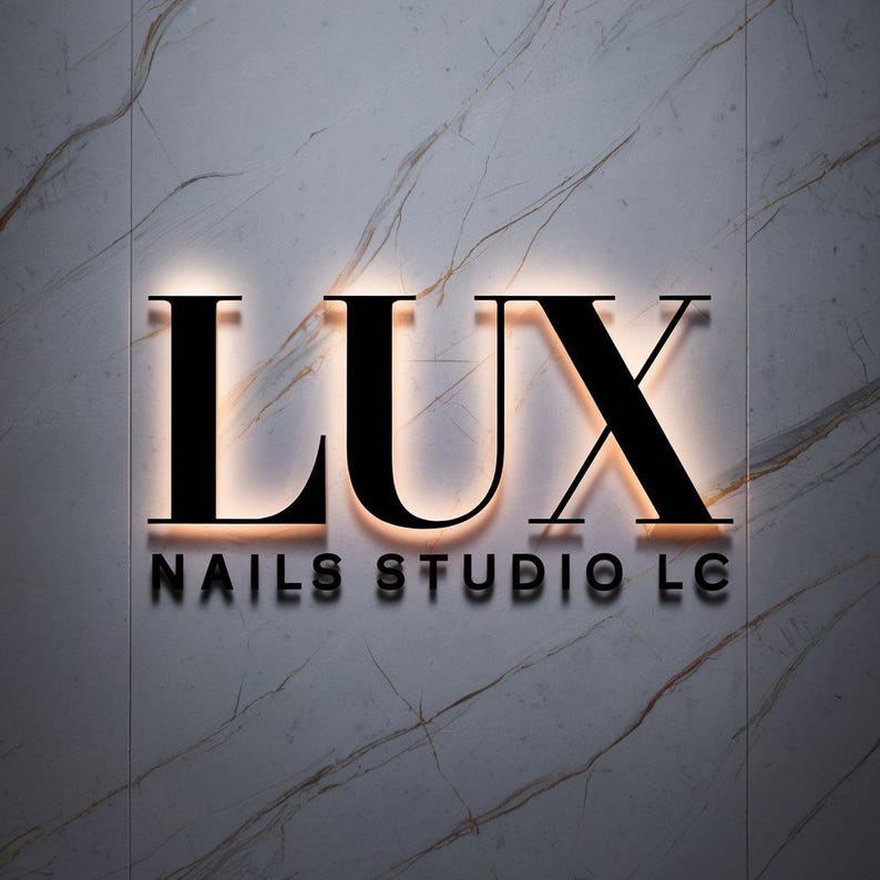 Custom 3D Backlit Sign Clinic Business Sign Metal Letters for Office ...