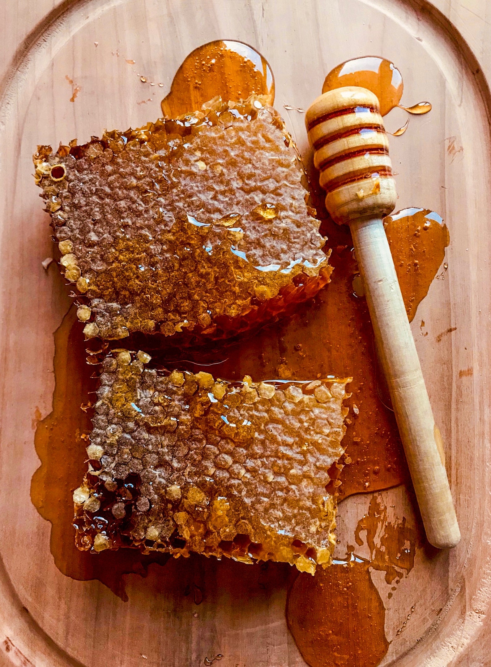 Honeycomb 100% Pure High Quality Organic Raw Honey Comb. Unfiltered ...