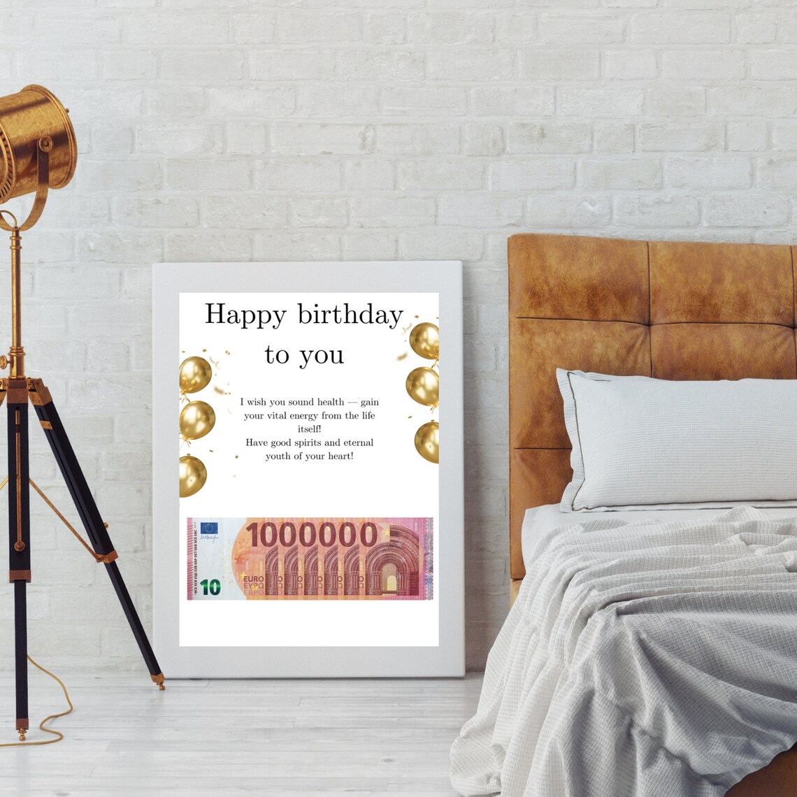 Money Gift for a Birthday | Personalized Money | Birthday Gift for a ...