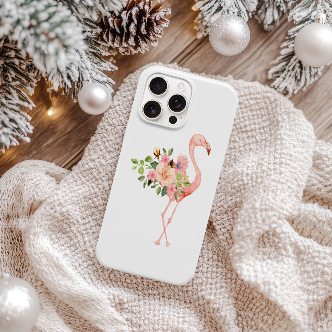 Watercolor Floral Flamingo Tough Phone Case for Iphone, Galaxy S, Pixel ...