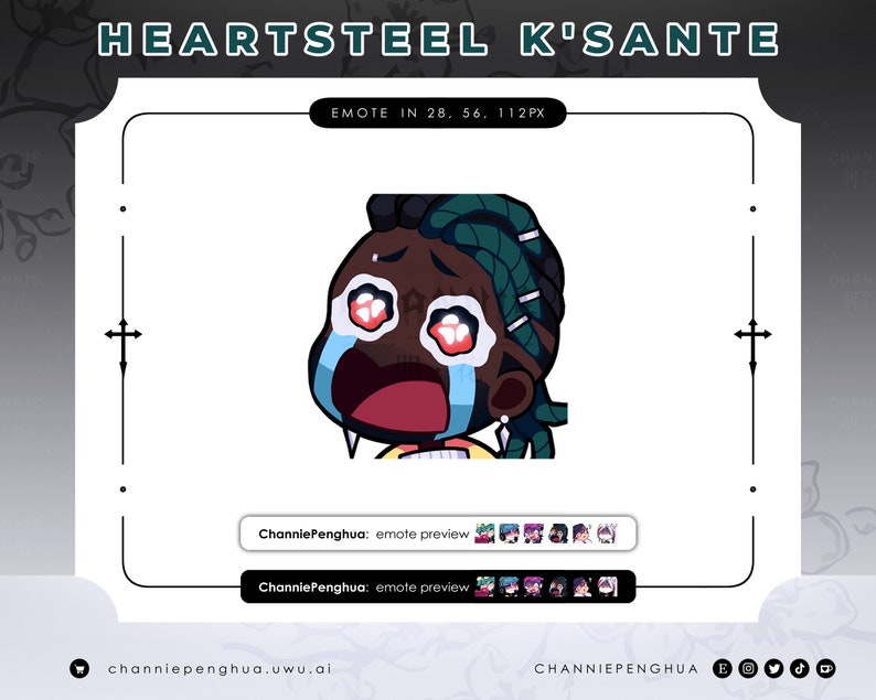 League of Legends Heartsteel K'sante Emote for Twitch/discord/youtube ...