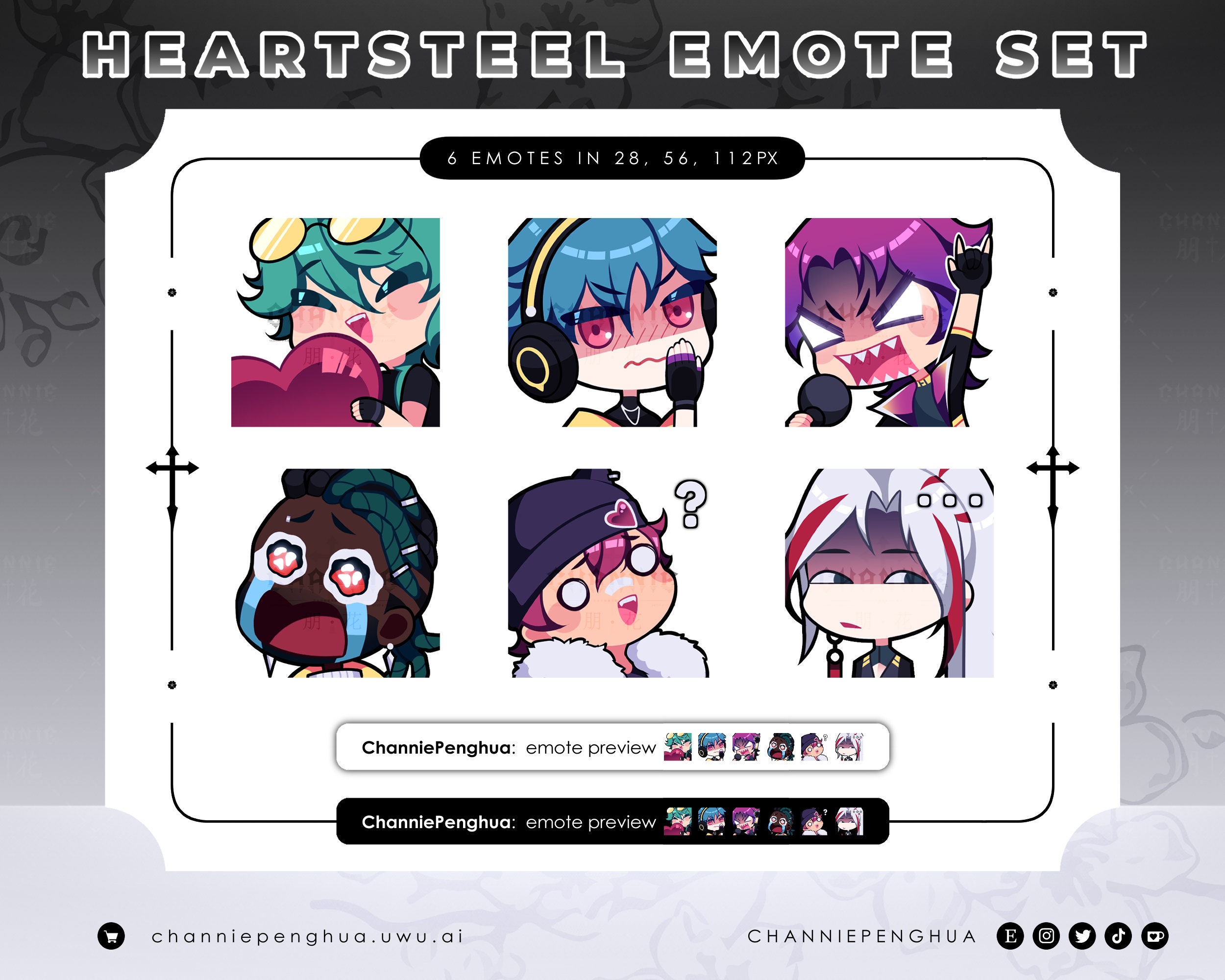 League of Legends Heartsteel Emote Set for Twitch/discord/youtube ...