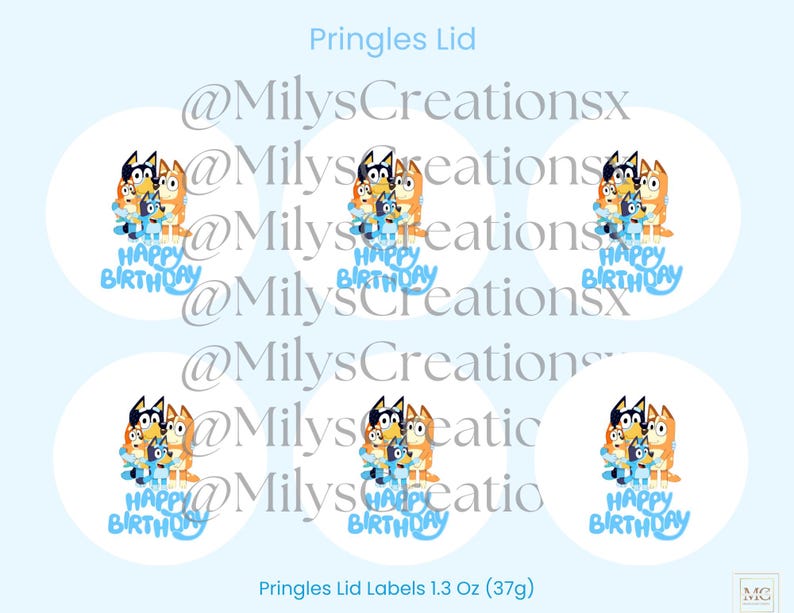 Bluey Party Favor Bundle - Etsy