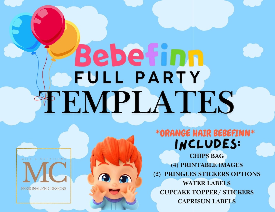 Bebefinn Party Favors - Etsy