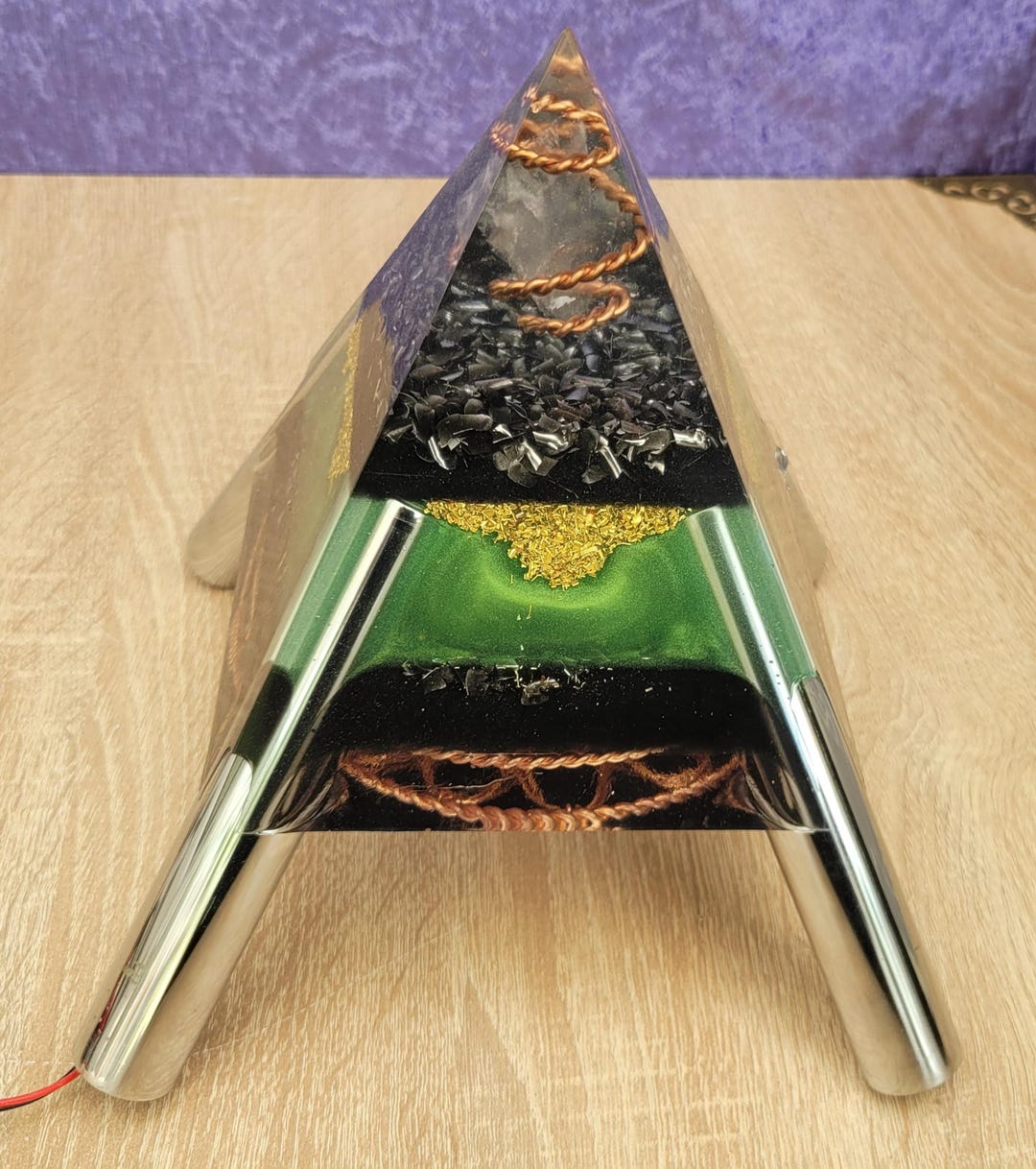 Large Orgonite Pyramid With a Starship Rodin Coil & a Frequency ...