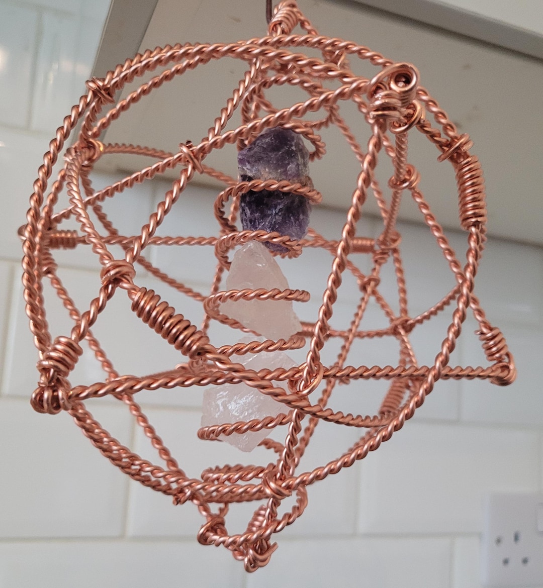 Merkaba Constructed of Sacred Cubit Tensor Wire Tensor Rings Meditation ...
