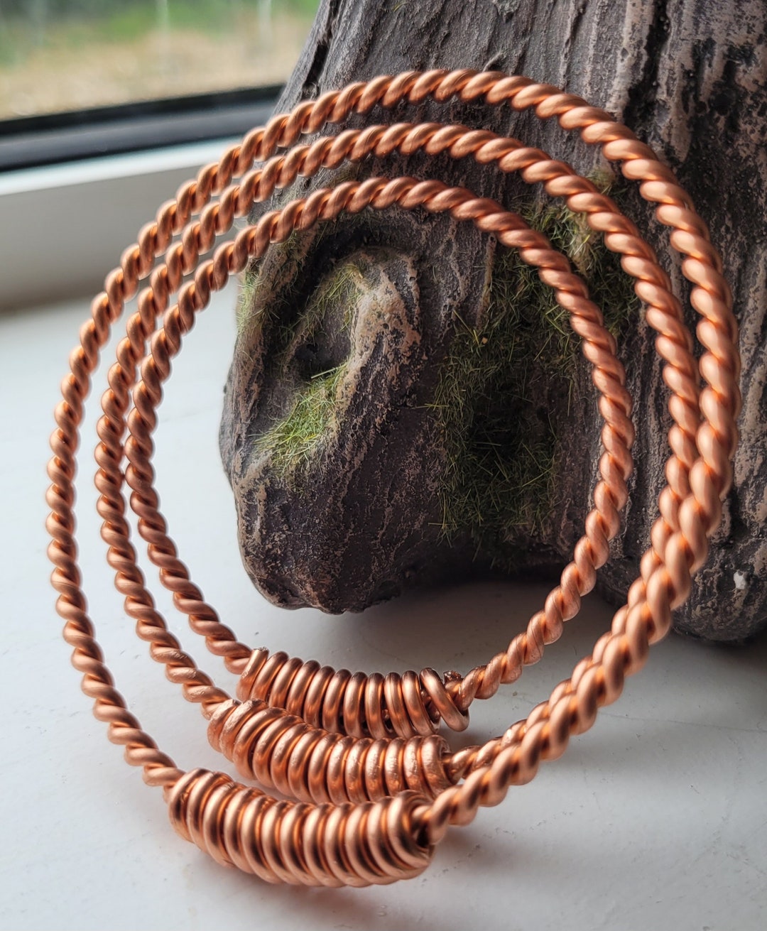 Pure Copper Tensor Rings Set: Family Wrist Bracelets - Etsy