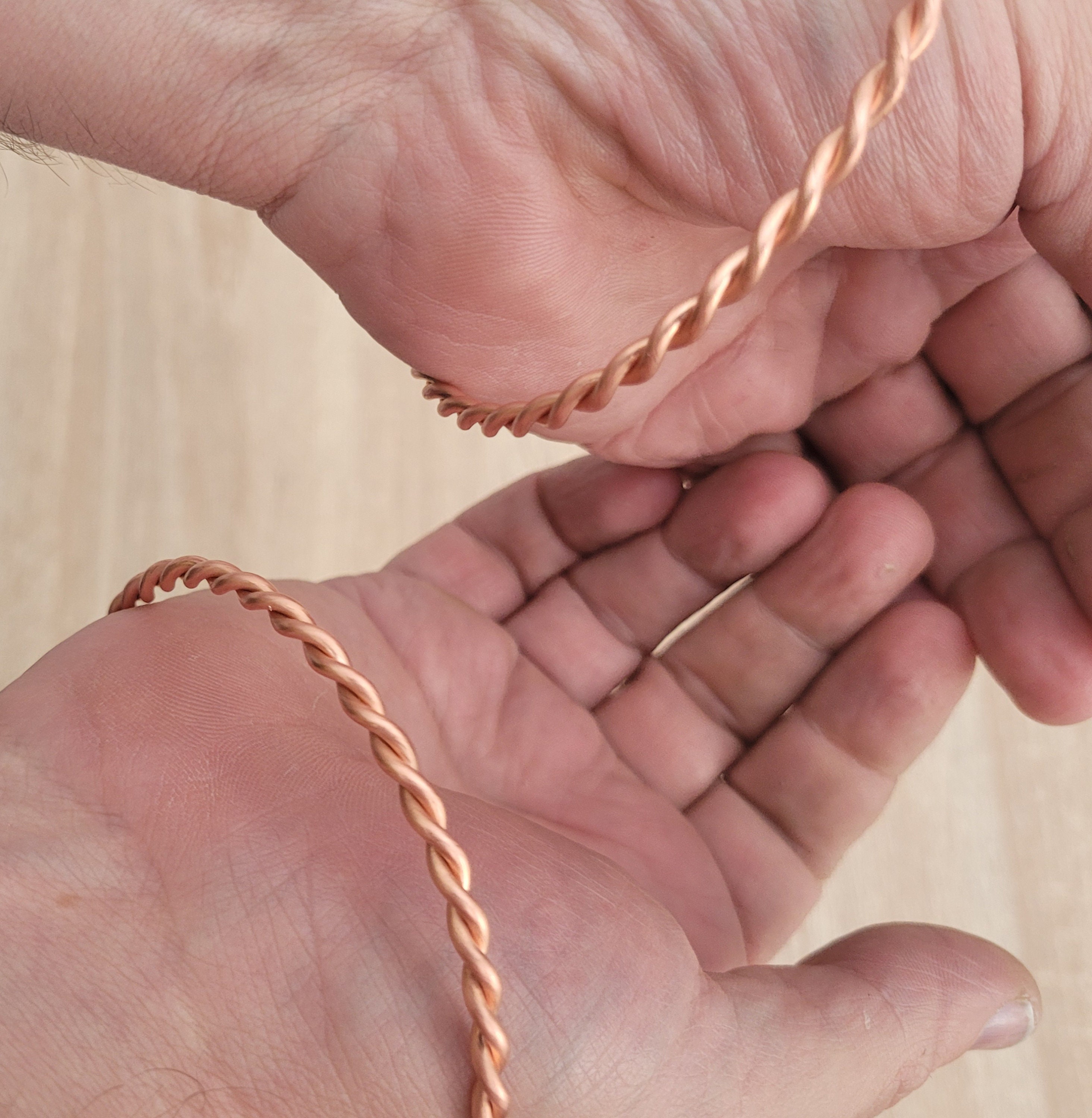 Tensor Ring Mens Bracelets X 2 Half Sacred Cubit Pure Copper - Etsy