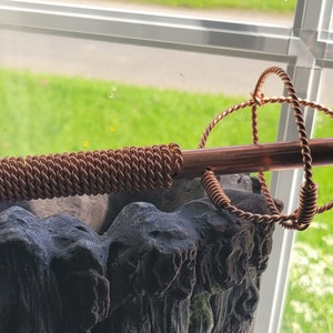 Copper Tensor Healing Wand With Quartz Crystal & 333mhz Cubit Wire - Etsy