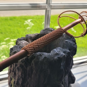 Copper Tensor Healing Wand With Quartz Crystal & 333mhz Cubit Wire - Etsy