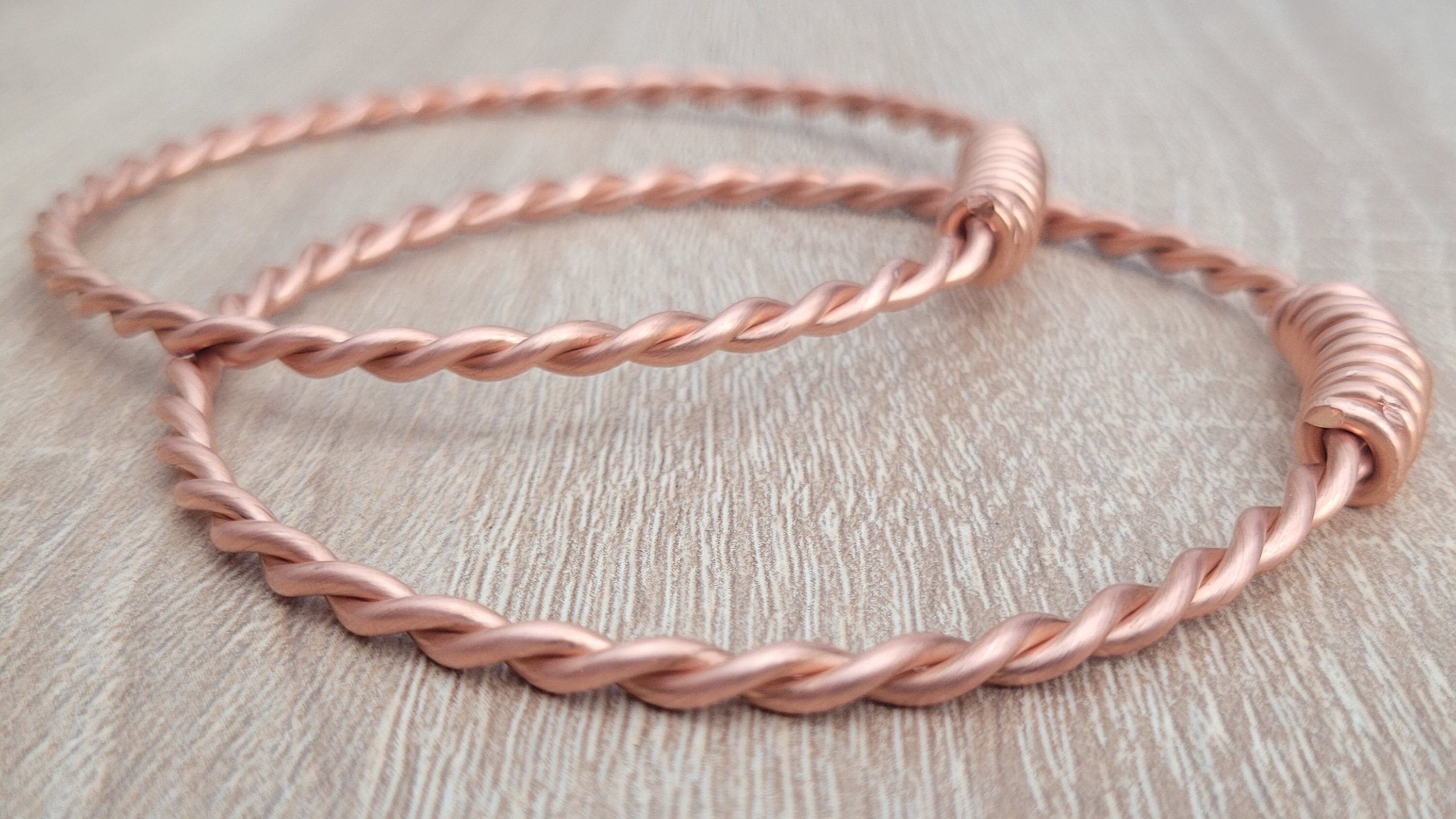 Tensor Ring Mens Bracelets X 2 Half Sacred Cubit Pure Copper - Etsy