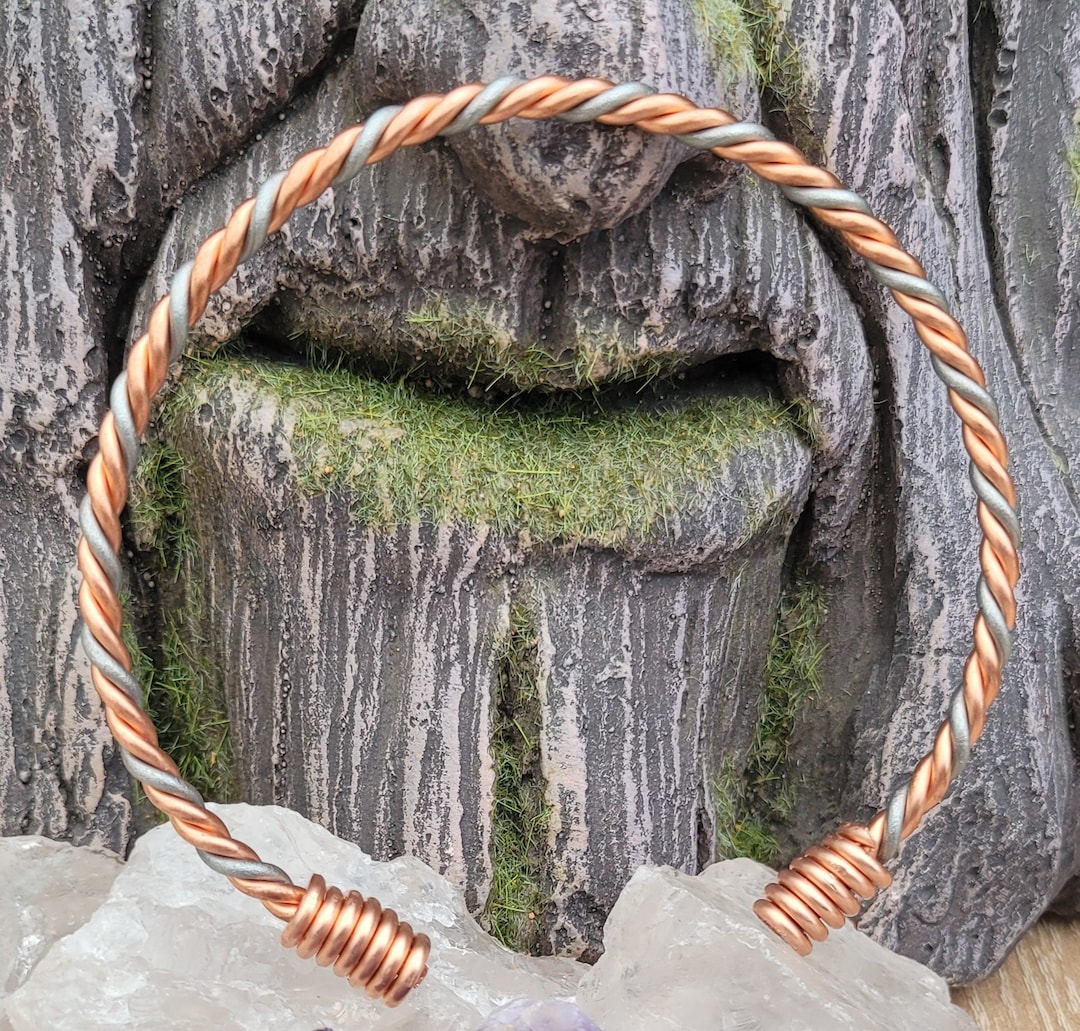 Copper and Zinc Tensor Ankle Bracelet Made to 2/3 Remen Cubit Energy ...