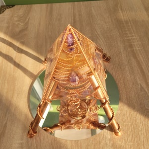 Tensor Coil Generator With 4 Quartz and Amethyst Crystals Plus a ...