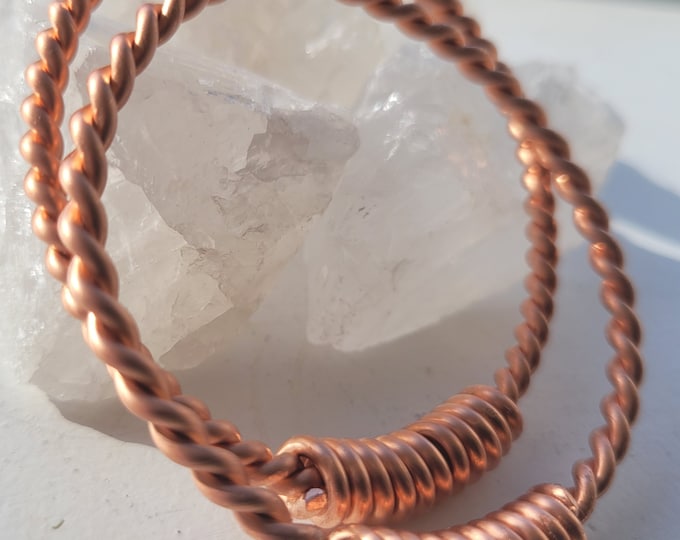 Tensor Ring the Labyrinth Cubit Healing Tool Bracelet With Azurite Copper Bracelet - Etsy