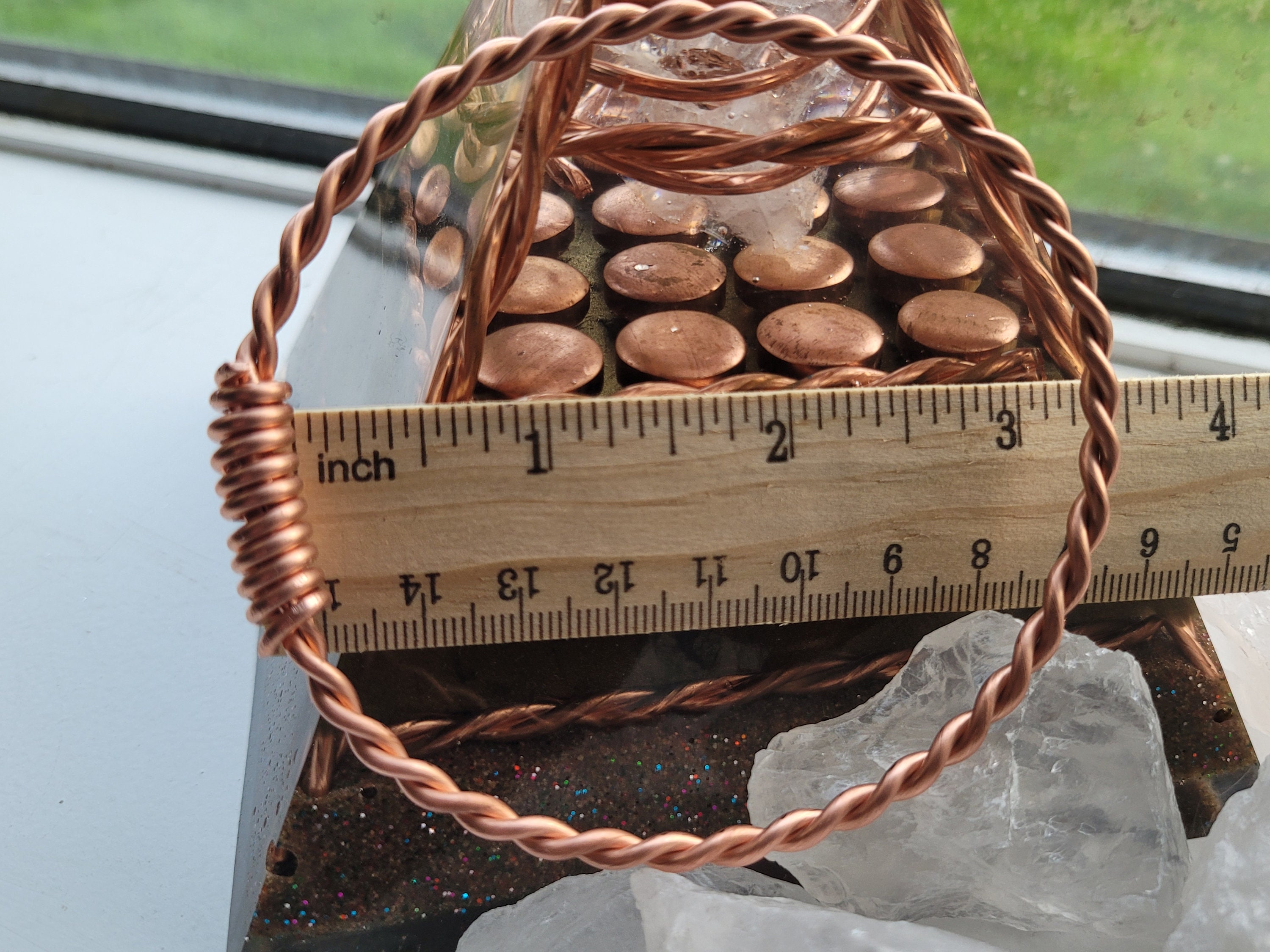 Tensor Ring Mens Bracelets X 2 Half Sacred Cubit Pure Copper - Etsy