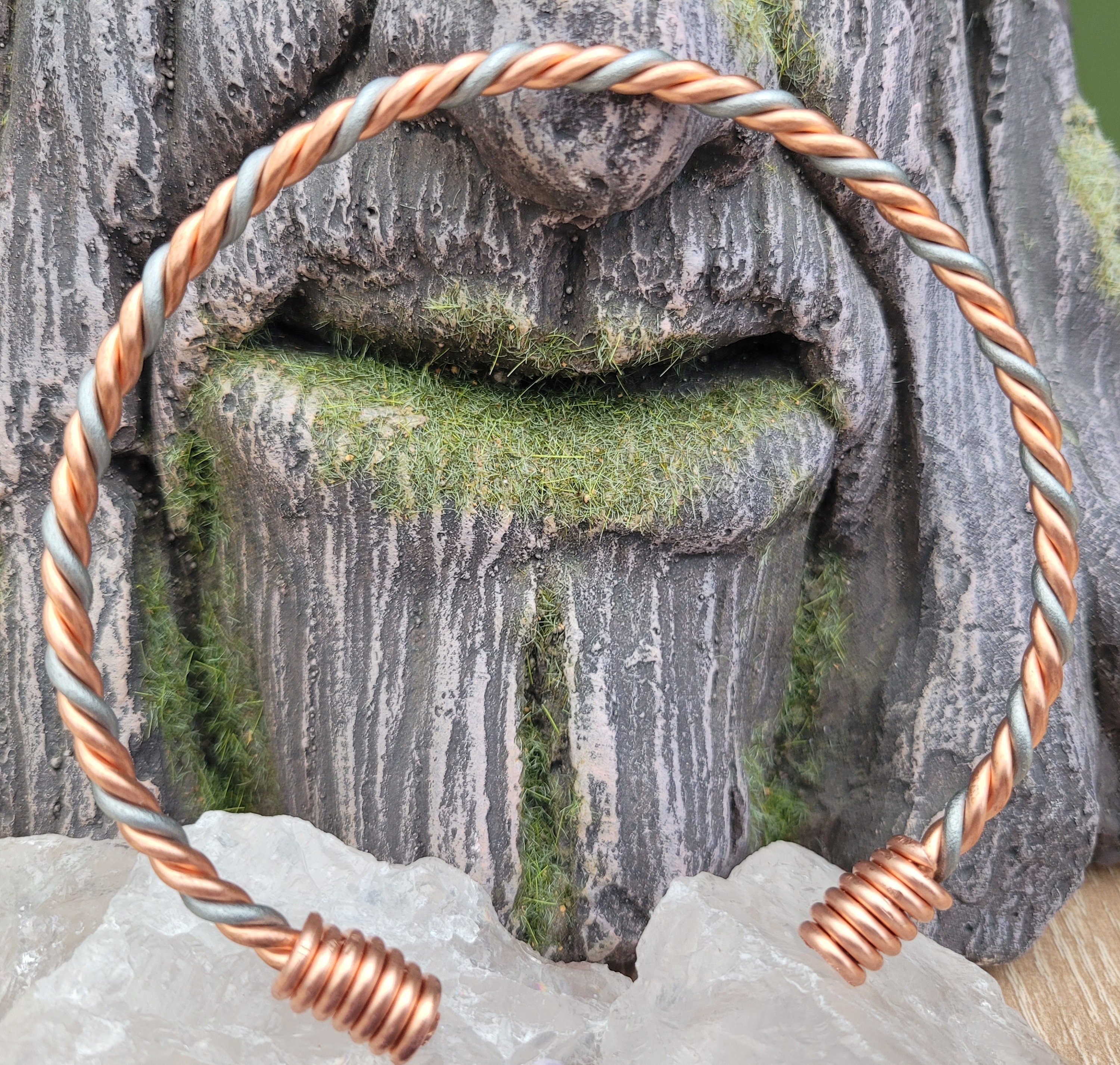 Copper and Zinc Tensor Ankle Bracelet Made to 2/3 Remen Cubit Energy ...