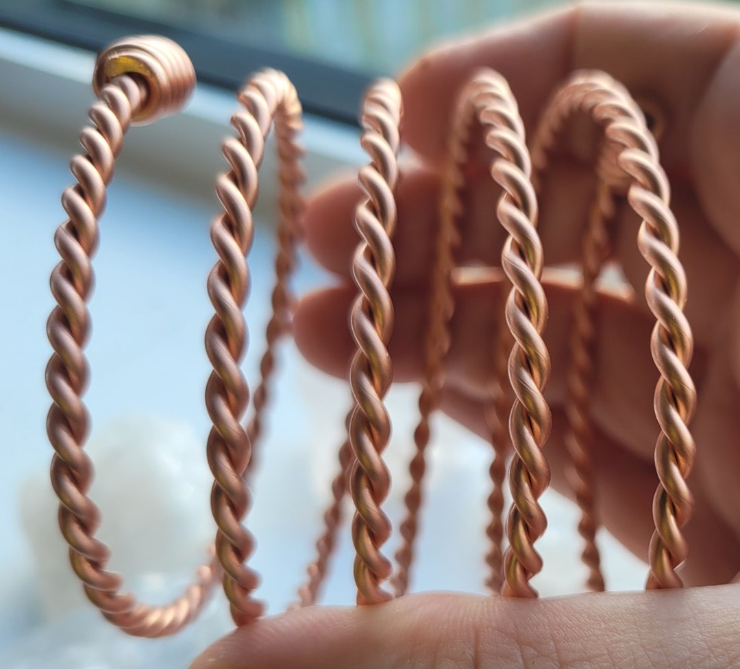 333 MHZ Cubit Ladies Copper Tensor Wire Bracelet Bangle Energy ...