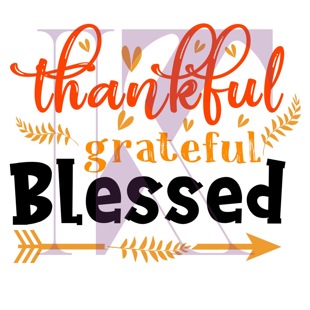Thankful Digital Art Svg/png Download - Etsy