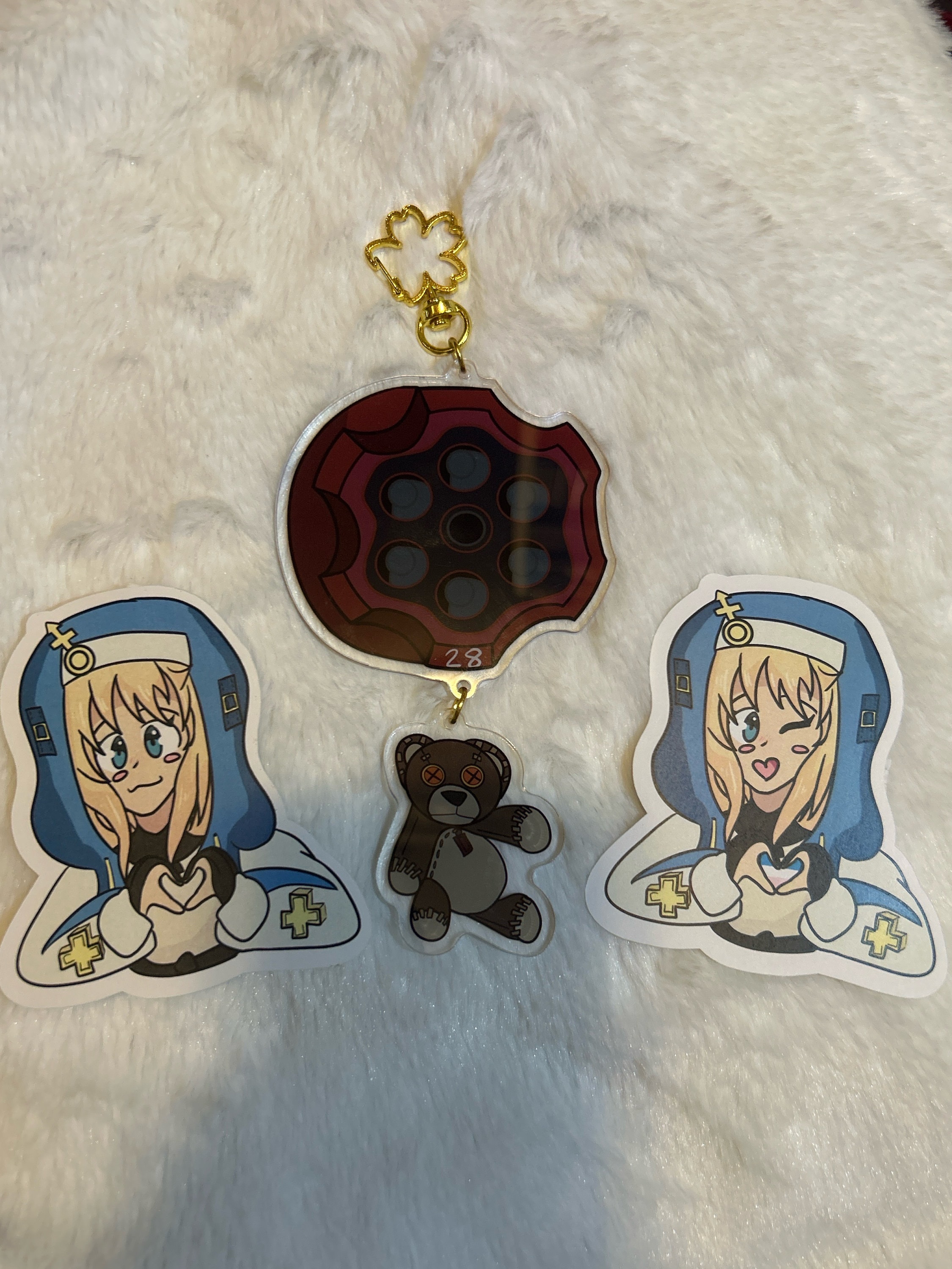 Bridget Guilty Gear Keychain W/ Bonus - Etsy