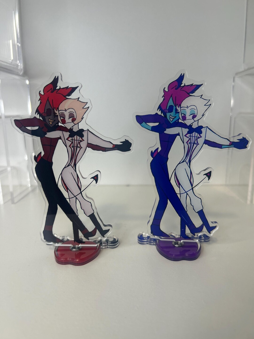 Hazbin Hotel Radioapple Alastor X Lucifer Dancing Spinning Acrylic ...