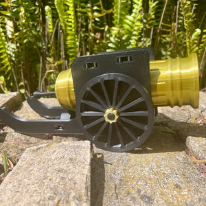 Original Cannon Dice Roller With Rolling Wheels and Functional, Spring ...