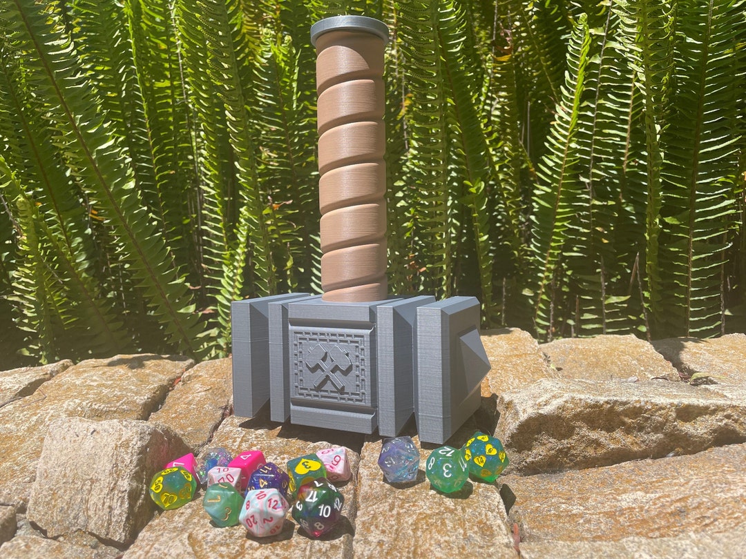 War Hammer Dice Tower - Original Dice Holder and Roller - Tabletop Role ...