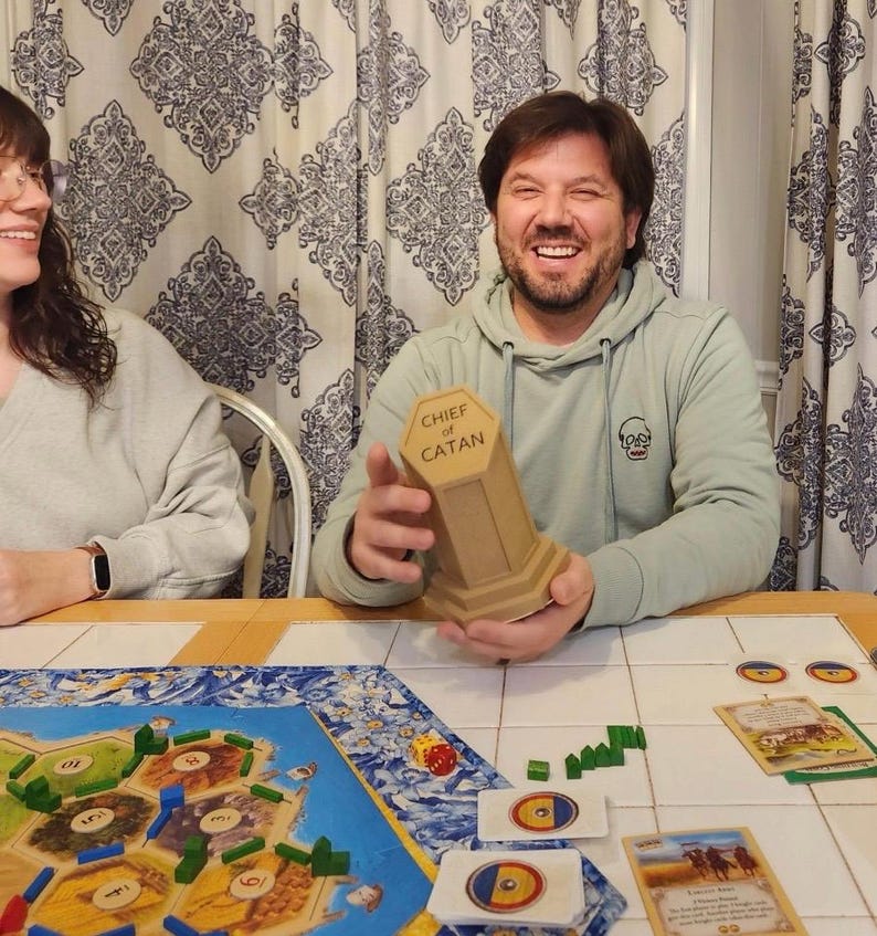 Catan Trophy for Family Board Game Night or Tournament - Etsy