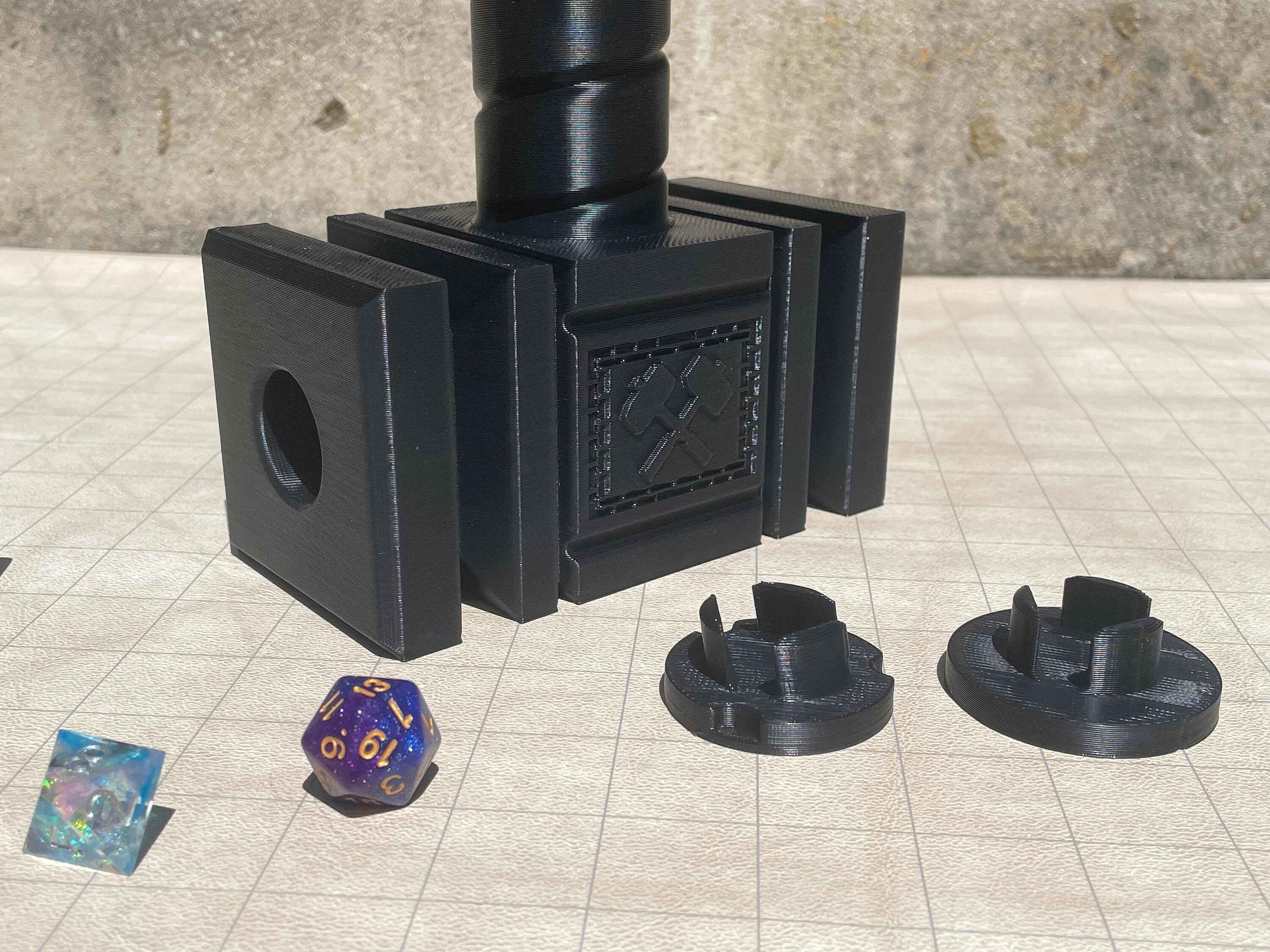 War Hammer Dice Tower Original Dice Holder and Roller Tabletop Role ...