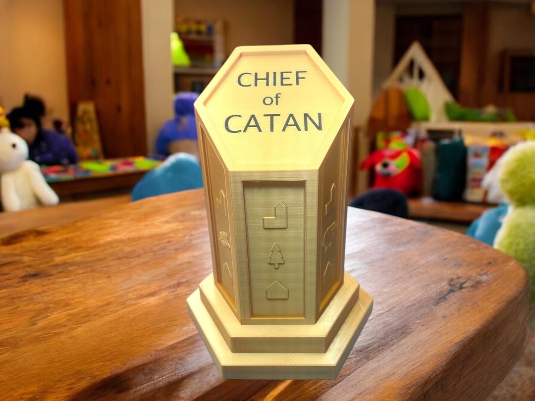 Catan Trophy for Family Board Game Night or Tournament - Etsy