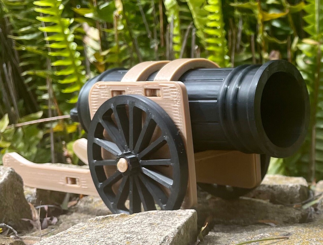 Original Cannon Dice Roller With Rolling Wheels and Functional, Spring ...