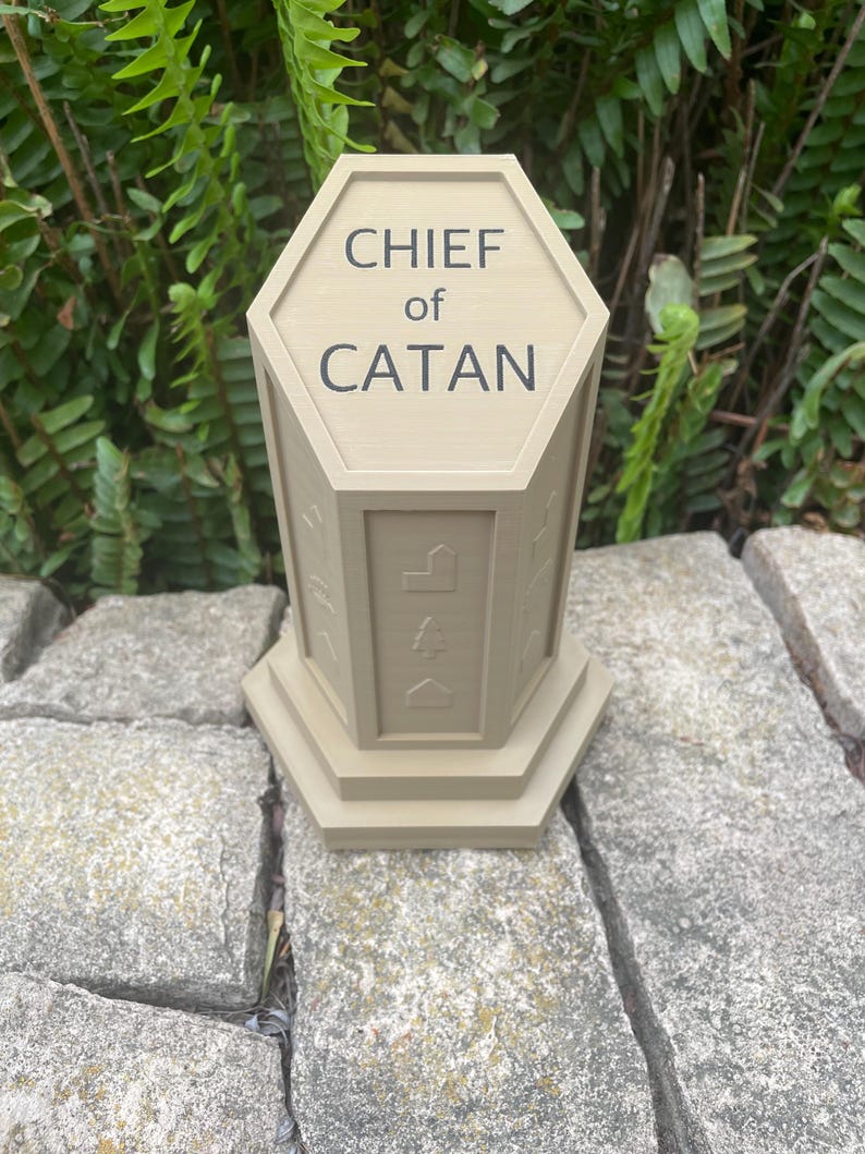 Catan Trophy for Family Board Game Night or Tournament - Etsy