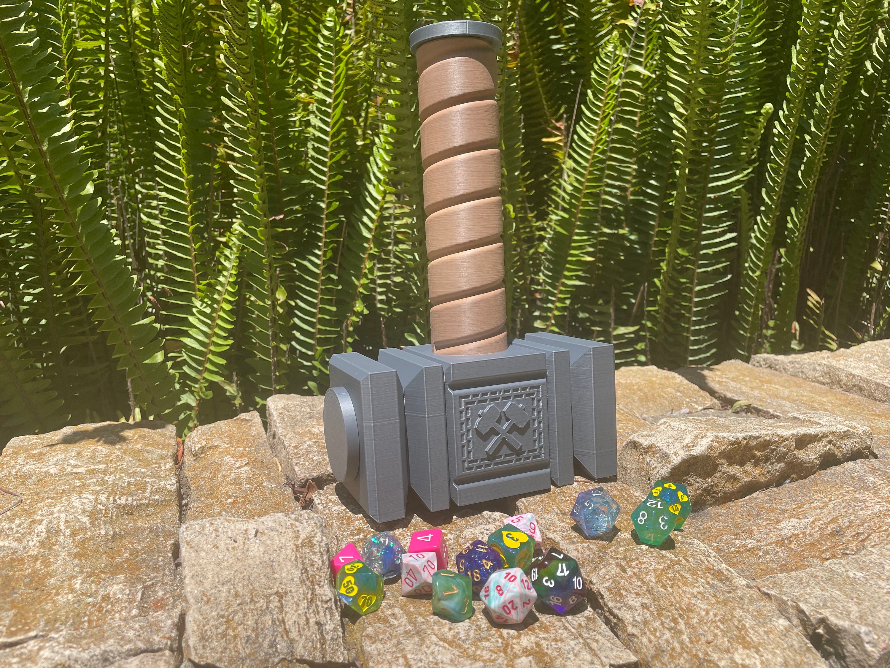 War Hammer Dice Tower Original Dice Holder and Roller Tabletop Role ...
